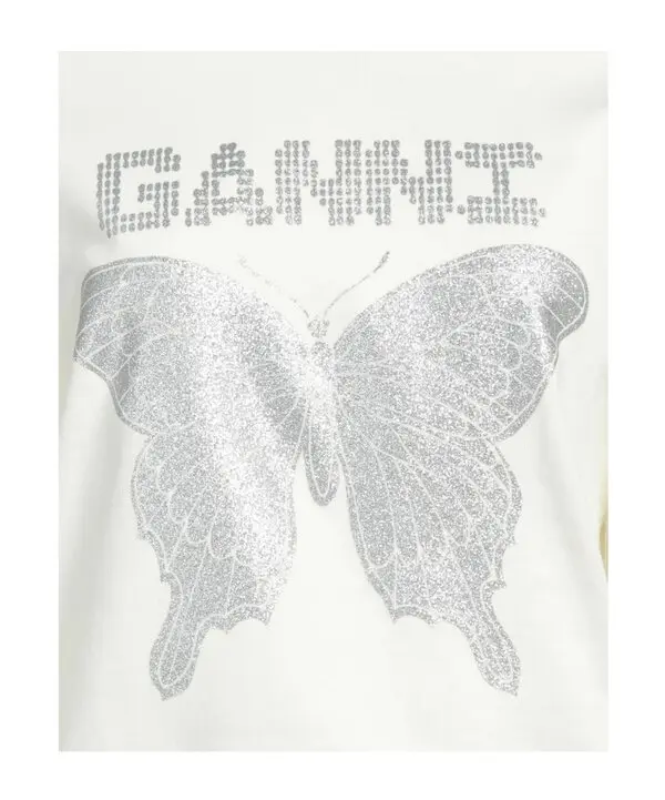 GANNI Solid-color Suede Sweatshirt