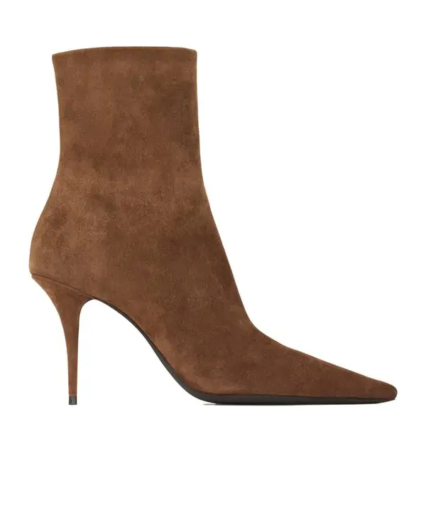 Saint Laurent Ashley Ankle Pointed Toe Boots