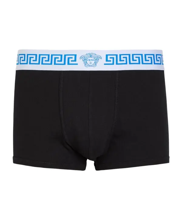 Versace Low-rise Stretch-cotton Trunks