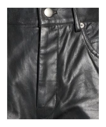 Rick Owens Solid Color Leather Pants