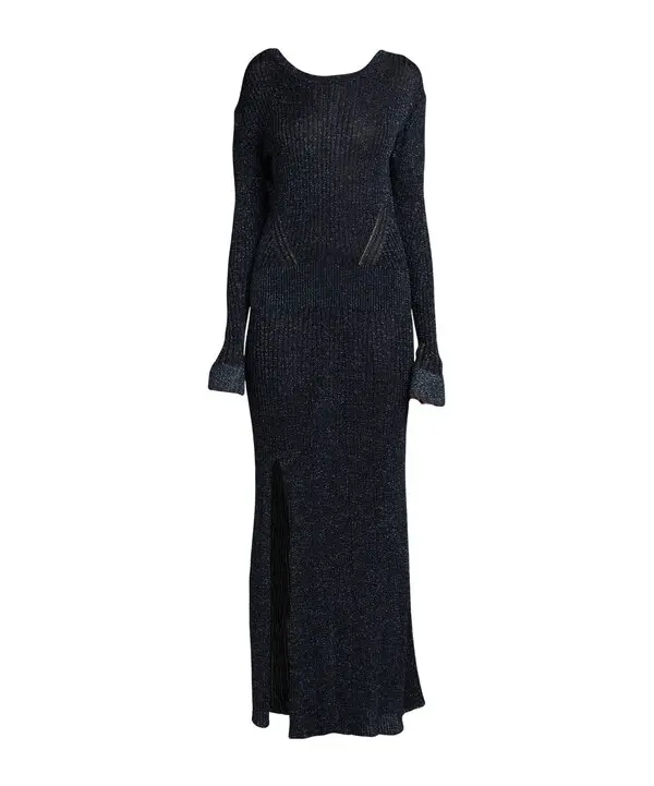 Chloé Knit Maxi Dress - Midnight Blue