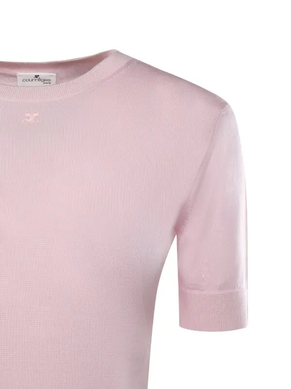 COURREGES Courrèges Logo Embroidered Jumper