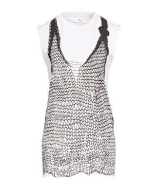 Sportmax Solid Color Sleeveless T-shirt