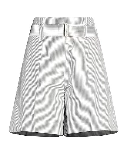 Brunello Cucinelli Striped Belted Twill Shorts