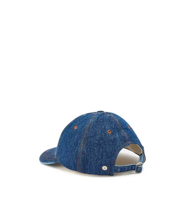 Loewe Logo-embroidered Denim Cap