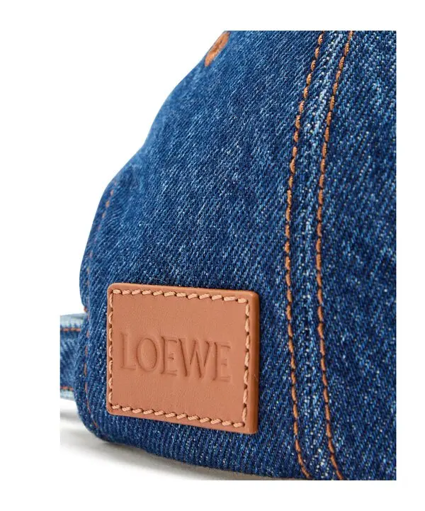 Loewe Logo-embroidered Denim Cap