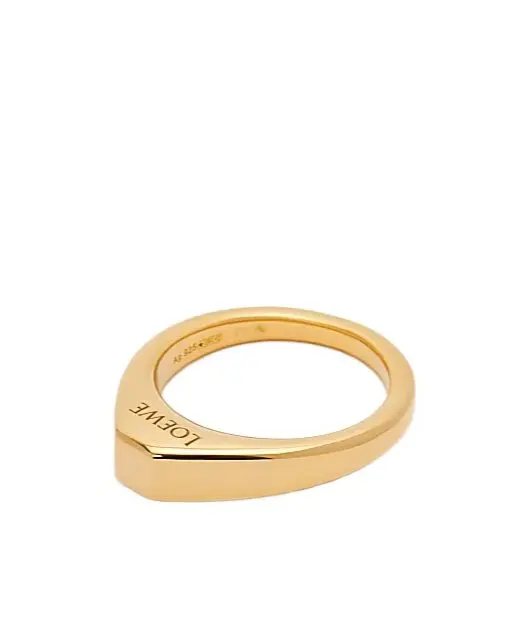 Loewe Stirrup Ring In Sterling Silver - Gold
