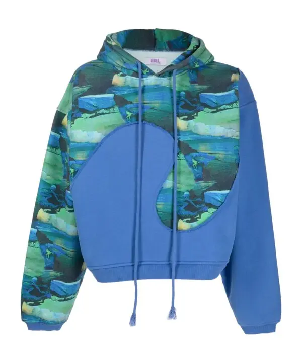 ERL Abstract Printed Drawstring Hoodie