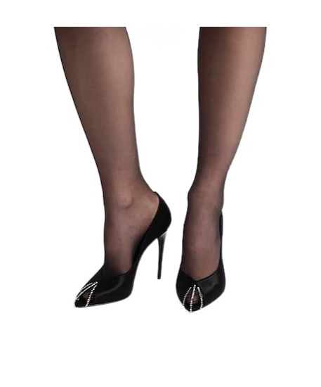 Saint Laurent Rhinestone Pointed-toe Open-toe High Heels