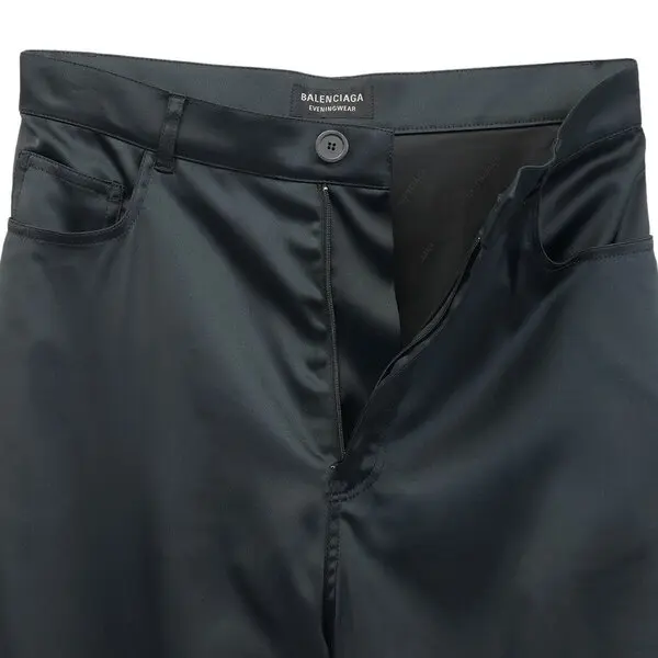 Balenciaga Loose-cut Stretch-satin Trousers