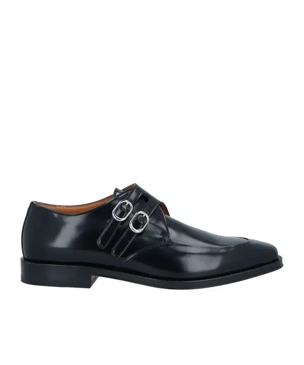 MAISON MARGIELA Square-toe Minimalist Flat Shoes - Black