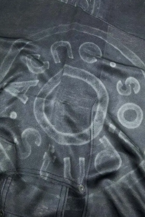 Acne Studios Printed Silk Scarf