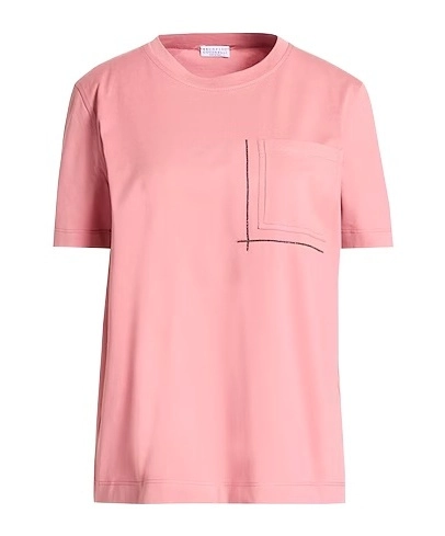 Brunello Cucinelli Solid Crew Neck Short-sleeve T-shirt