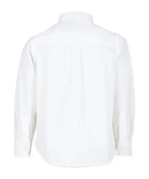 Fendi Logo Embroidered Cotton Shirt