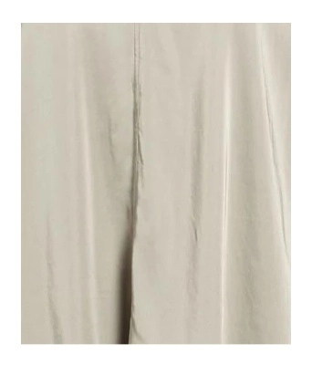 Rick Owens Satin Short-sleeved V-neck Top