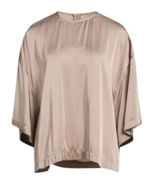 Rick Owens Solid Color Satin Top