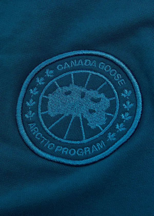 Canada Goose Hooded Embroidered Cotton Sweatshirt
