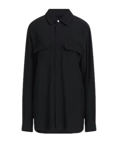 Rick Owens Solid Color Long Sleeve Shirt