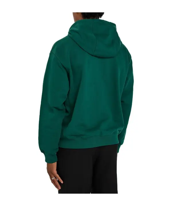 Casablanca Hooded Zip-through Cotton Sweatshirt