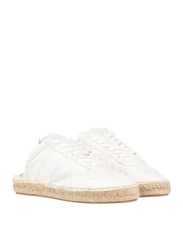 MAISON MARGIELA Minimal Lace-up Canvas Flats