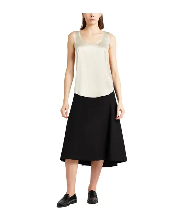 Brunello Cucinelli Sleeveless Satin Top