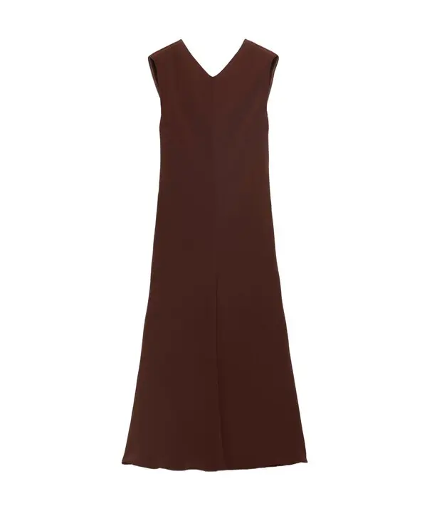 Prada Satin Crepe Midi Dress