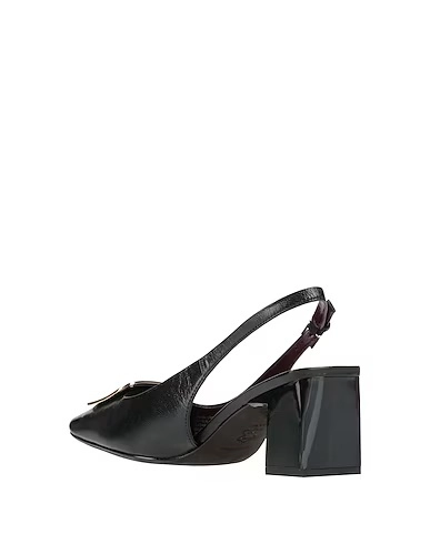 Tory Burch Leather Block Heel Mary Jane Slingbacks