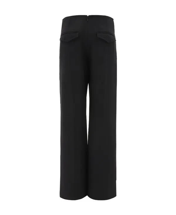 DION LEE V-wire Straight-leg Cut-out Trousers
