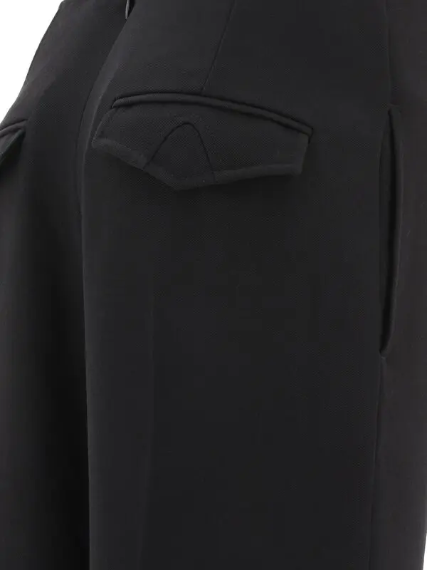 DION LEE V-wire Straight-leg Cut-out Trousers