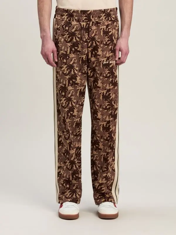 Palm Angels Camo Palm Tree Printed Track Pants