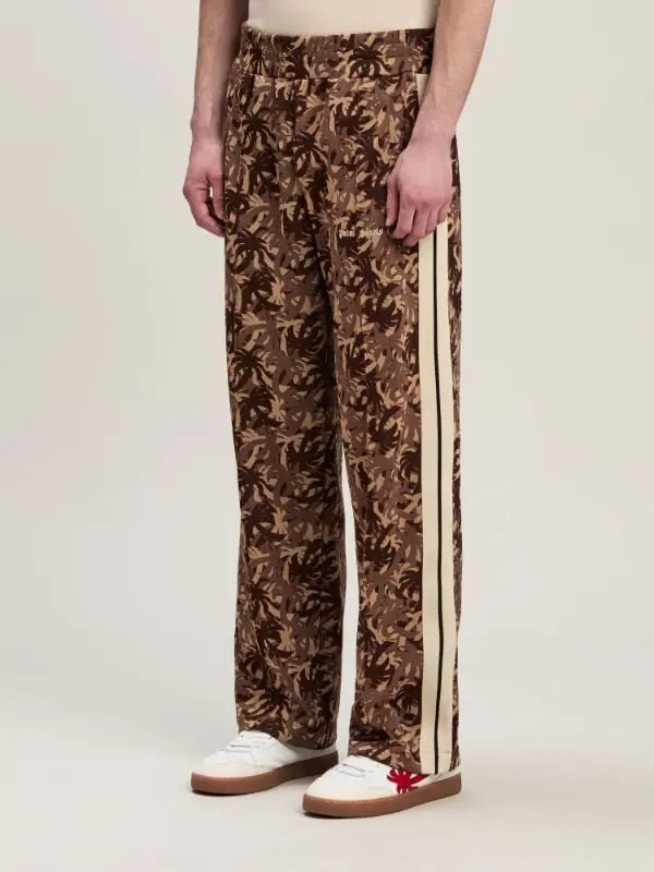 Palm Angels Camo Palm Tree Printed Track Pants