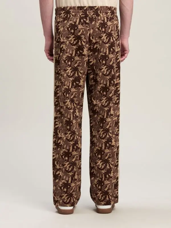 Palm Angels Camo Palm Tree Printed Track Pants