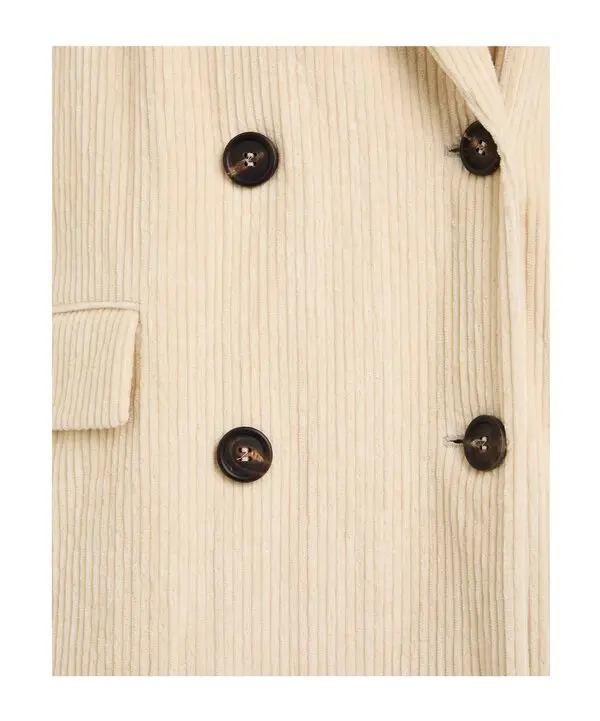 Brunello Cucinelli Double-breasted Corduroy Coat