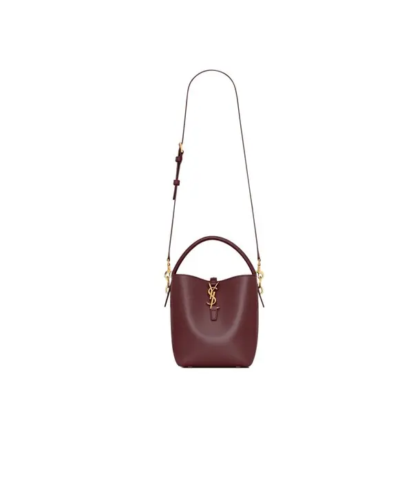 Saint Laurent Le 37 Small In Shiny Leather - Red
