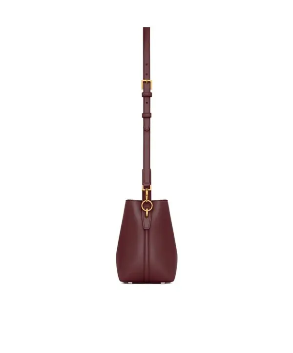 Saint Laurent Le 37 Small In Shiny Leather - Red
