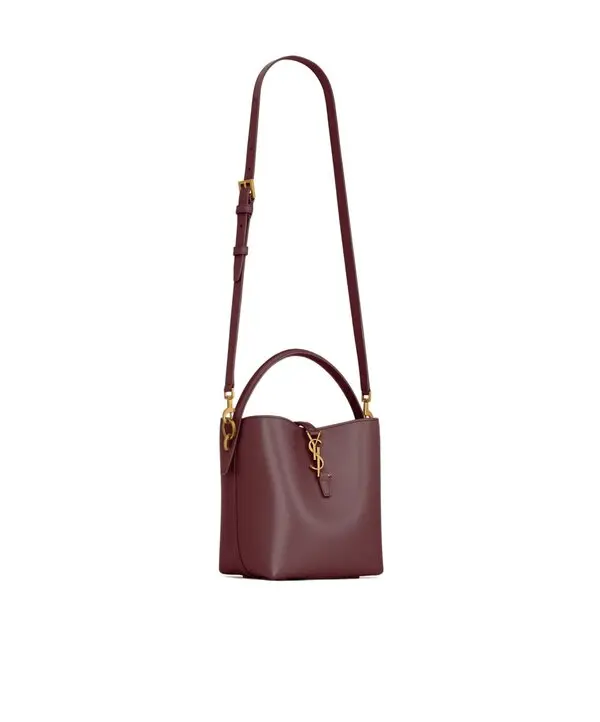 Saint Laurent Le 37 Small In Shiny Leather - Red