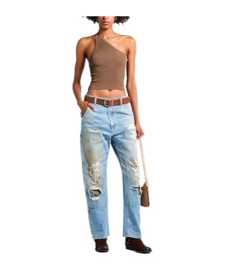 MAISON MARGIELA High-waisted Straight-leg Jeans