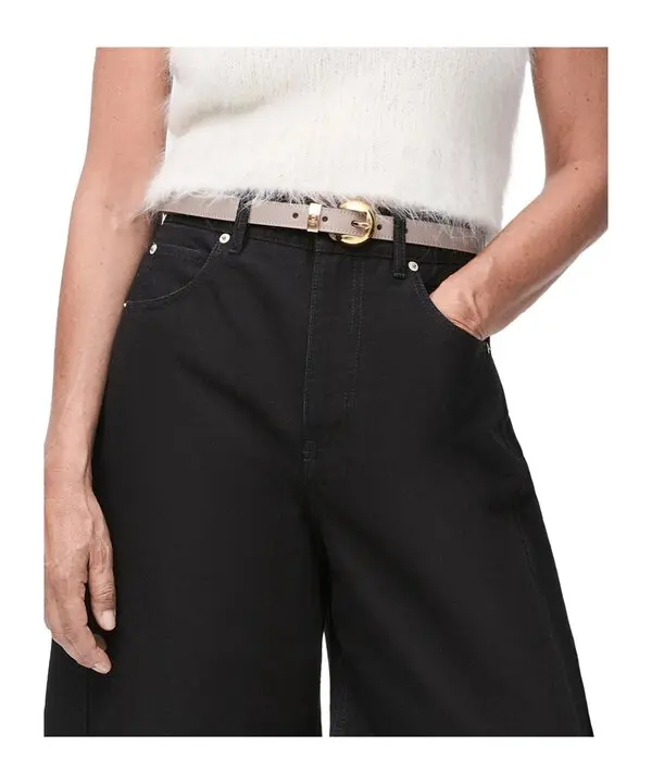 Loewe Pebble Belt In Smooth Calfskin