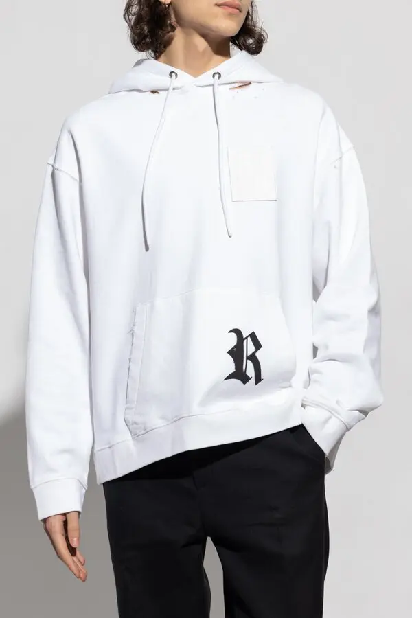 Raf Simons Logo Patch Hoodie