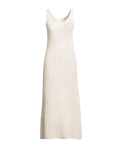 Chloé Knitted Perforated Sleeveless Maxi Dress