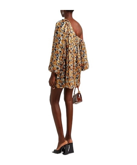 Saint Laurent Floral Print Mini Dress