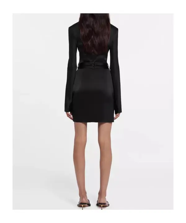 Nanushka Charon Twisted Satin Dress