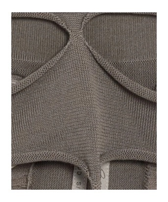 Rick Owens Strapless Distressed Knit Top