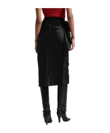 MAISON MARGIELA Midi Skirt With Draping