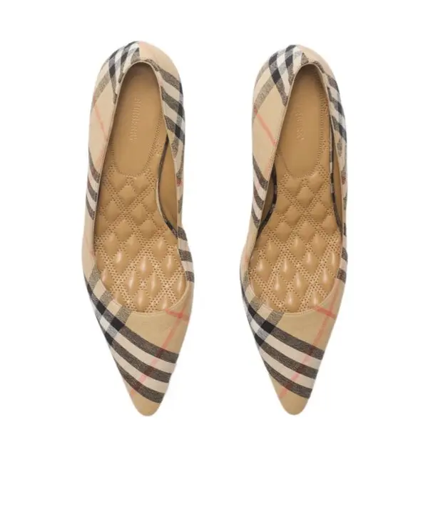Burberry Check Dame Pumps
