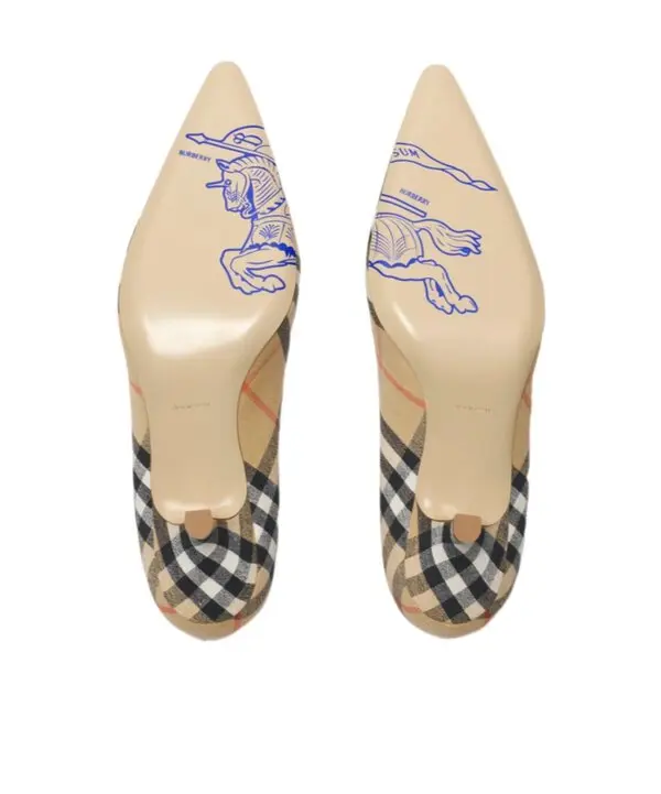 Burberry Check Dame Pumps