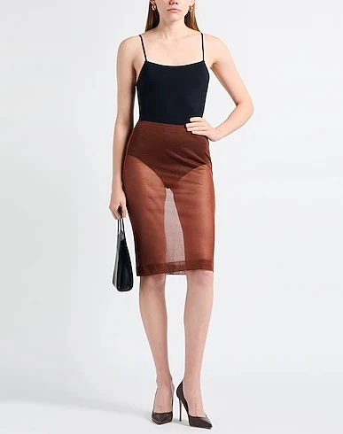 Saint Laurent Knitted Bodycon Skirt