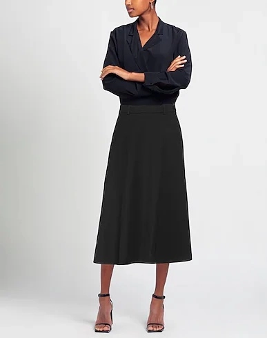 Balenciaga Gabardine Flared Midi Skirt