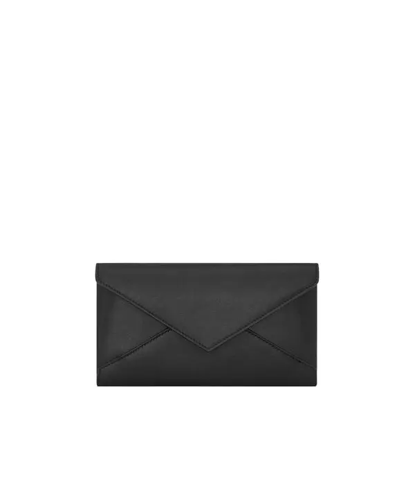 Saint Laurent Letter Large Wallet In Leather