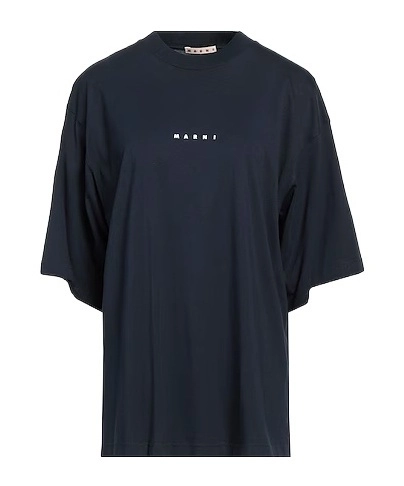 Marni Relaxed Fit Solid Color T-shirt